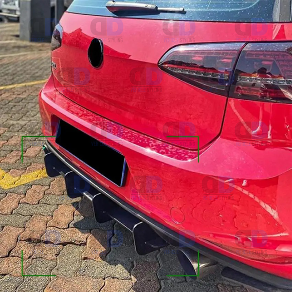VW Golf GTI mk7 2013-2016 Rear Blade Diffuser – DD Vehicle Styling
